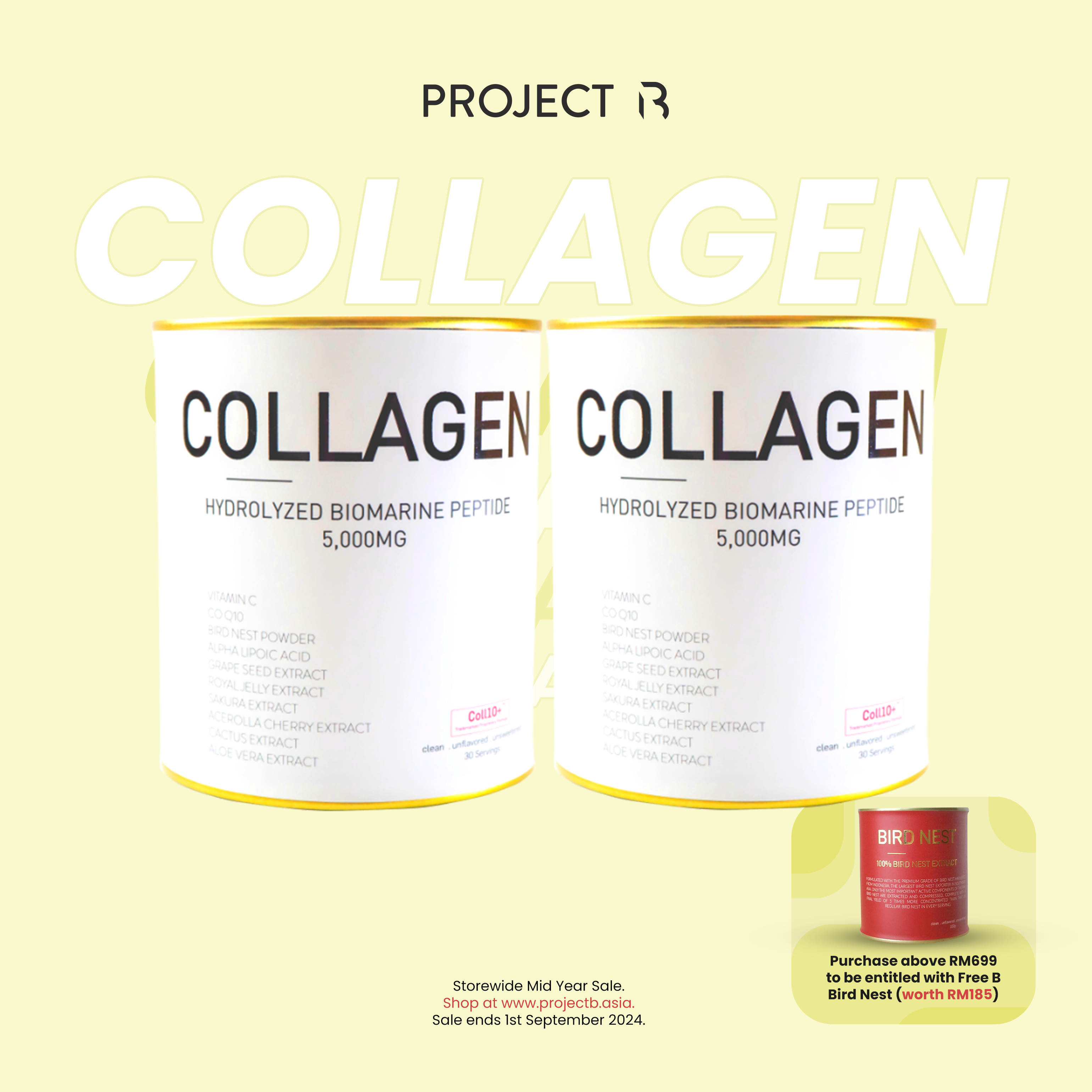 [SALE] Project B Hydrolyzed Biomarine Collagen Peptide 5,000mg ...